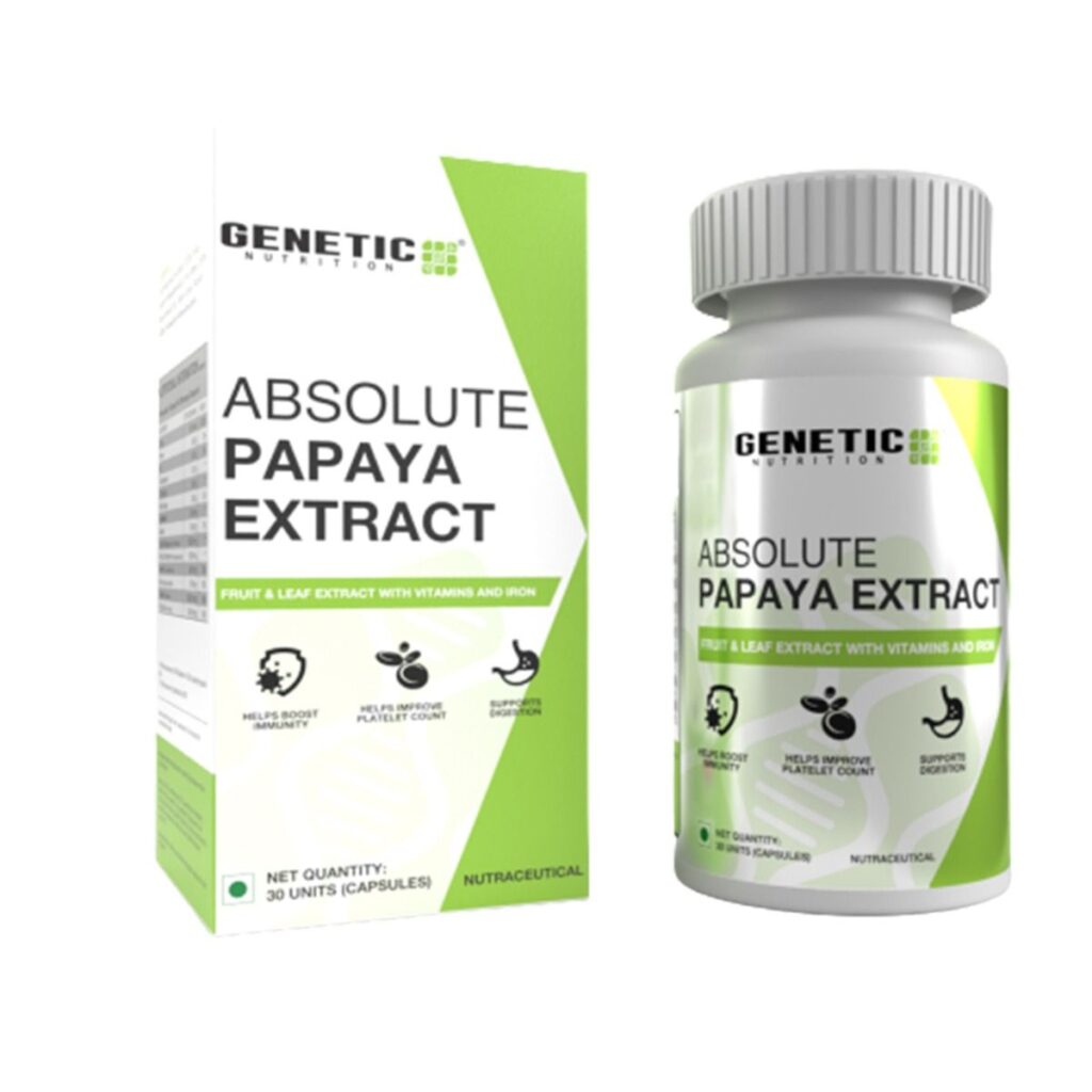 Genetic Nutrition Cap Absolute Papaya Extract (1×30) 1s - pharmville