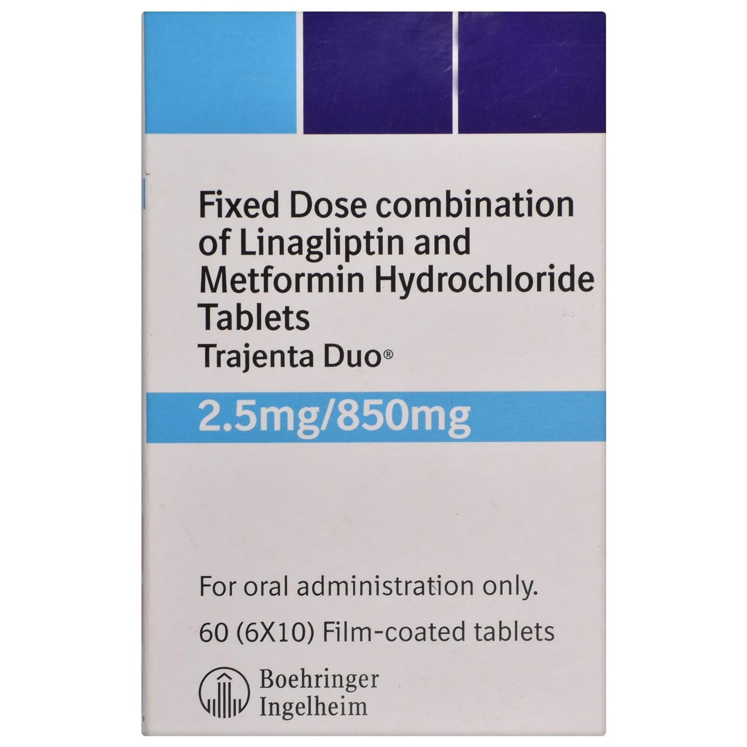 Trajenta Duo Tab 2.5/850mg 10s - pharmville