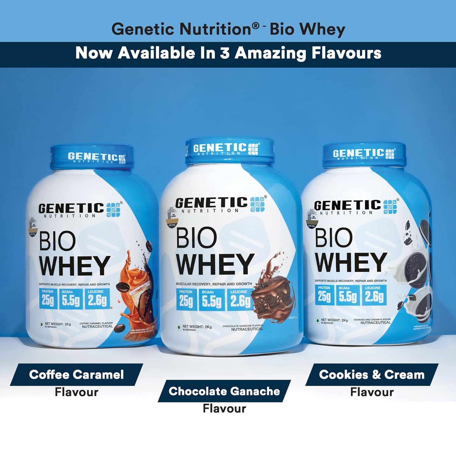 Genetic Nutrition Bio Whey Powder Chocolate 1Kg - pharmville