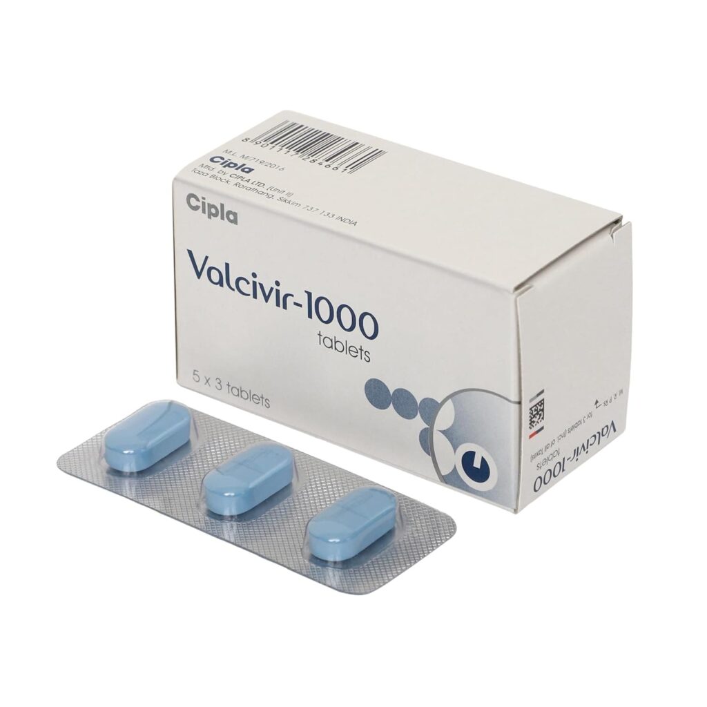 Valcivir Tab 1000mg 3s - pharmville