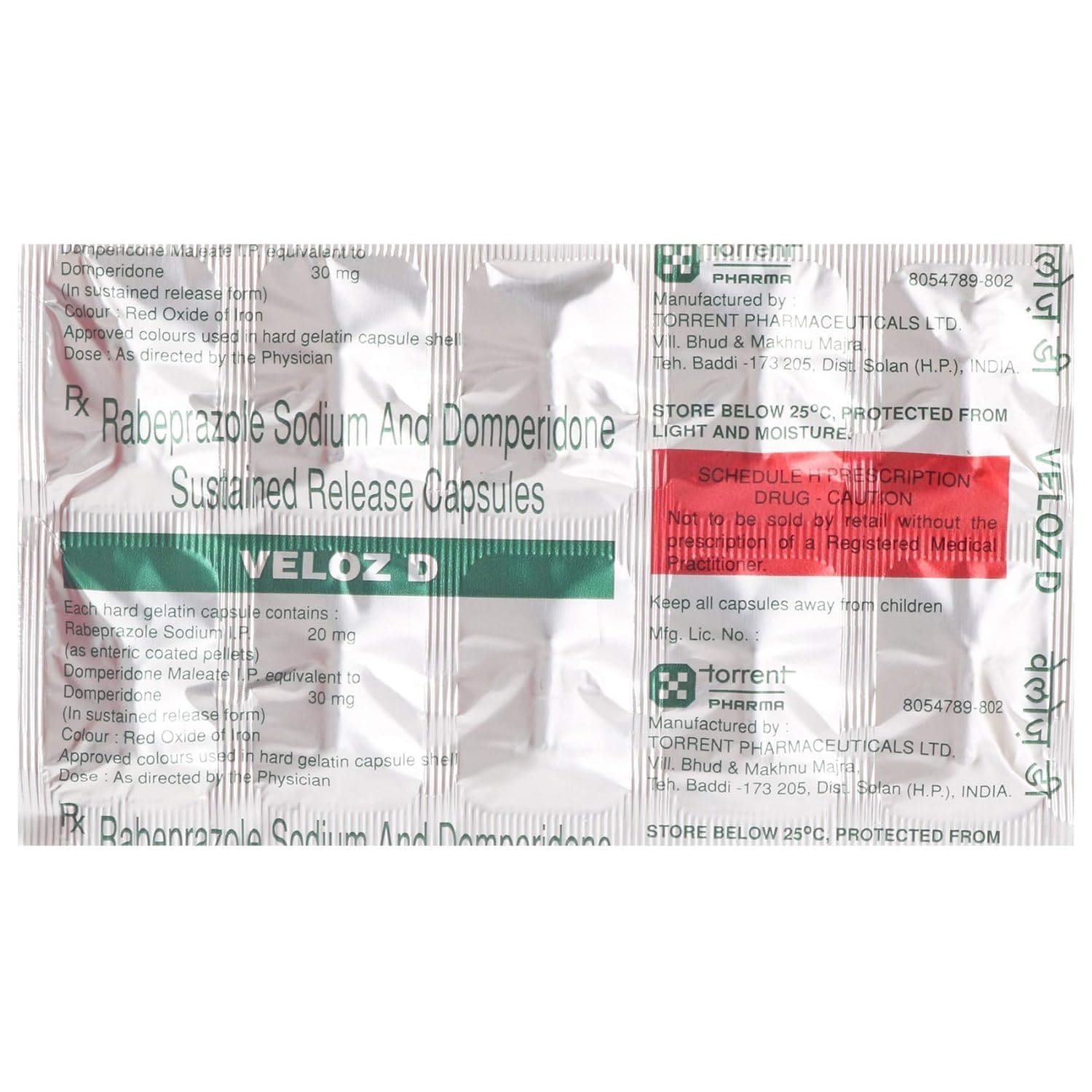 Veloz D Cap 10s - pharmville