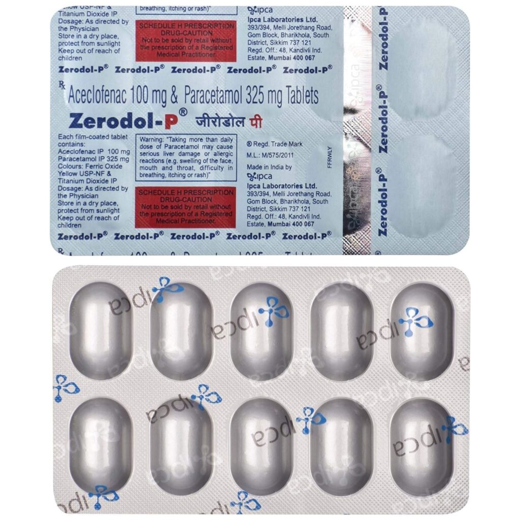 Zerodol P Tab 10s - pharmville