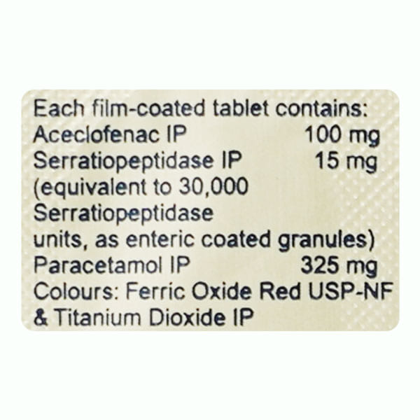 Zerodol SP Tab 10s - pharmville