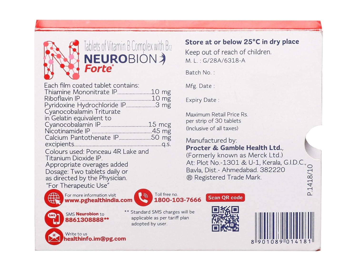 Neurobion Forte Tab - pharmville