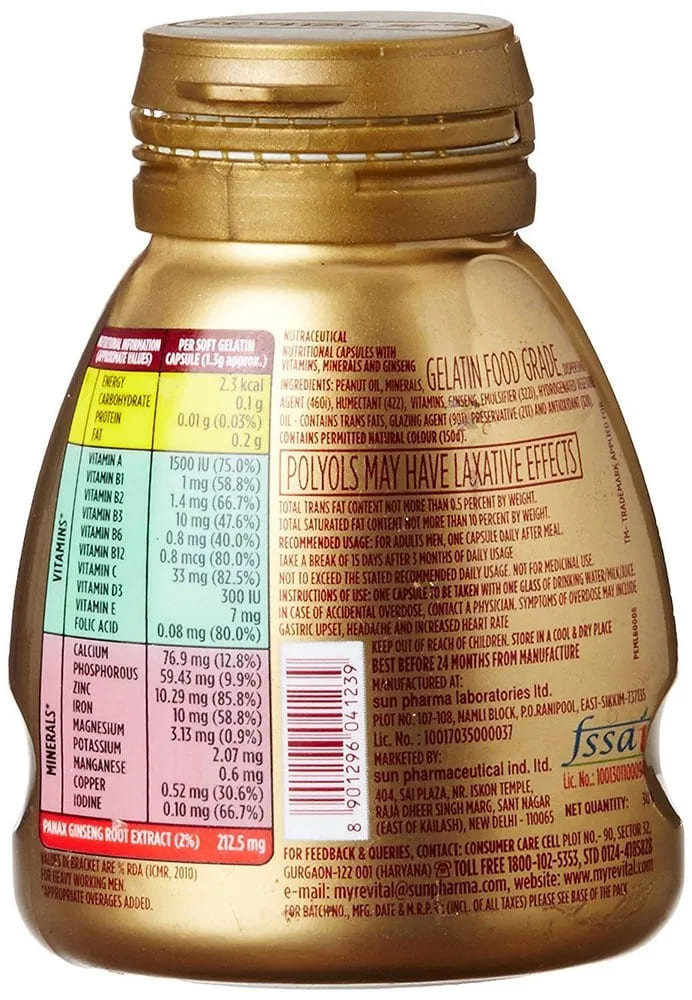 Revital H Cap 30s - pharmville