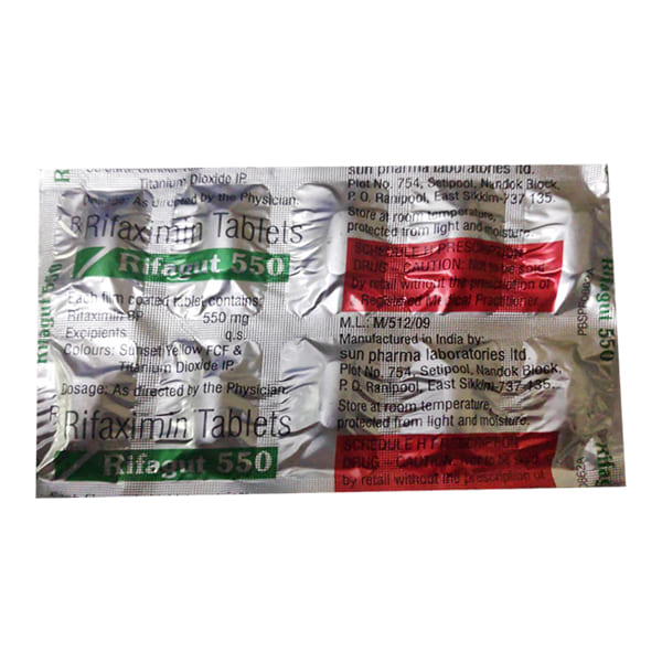Rifagut Tab 550mg 10s - pharmville