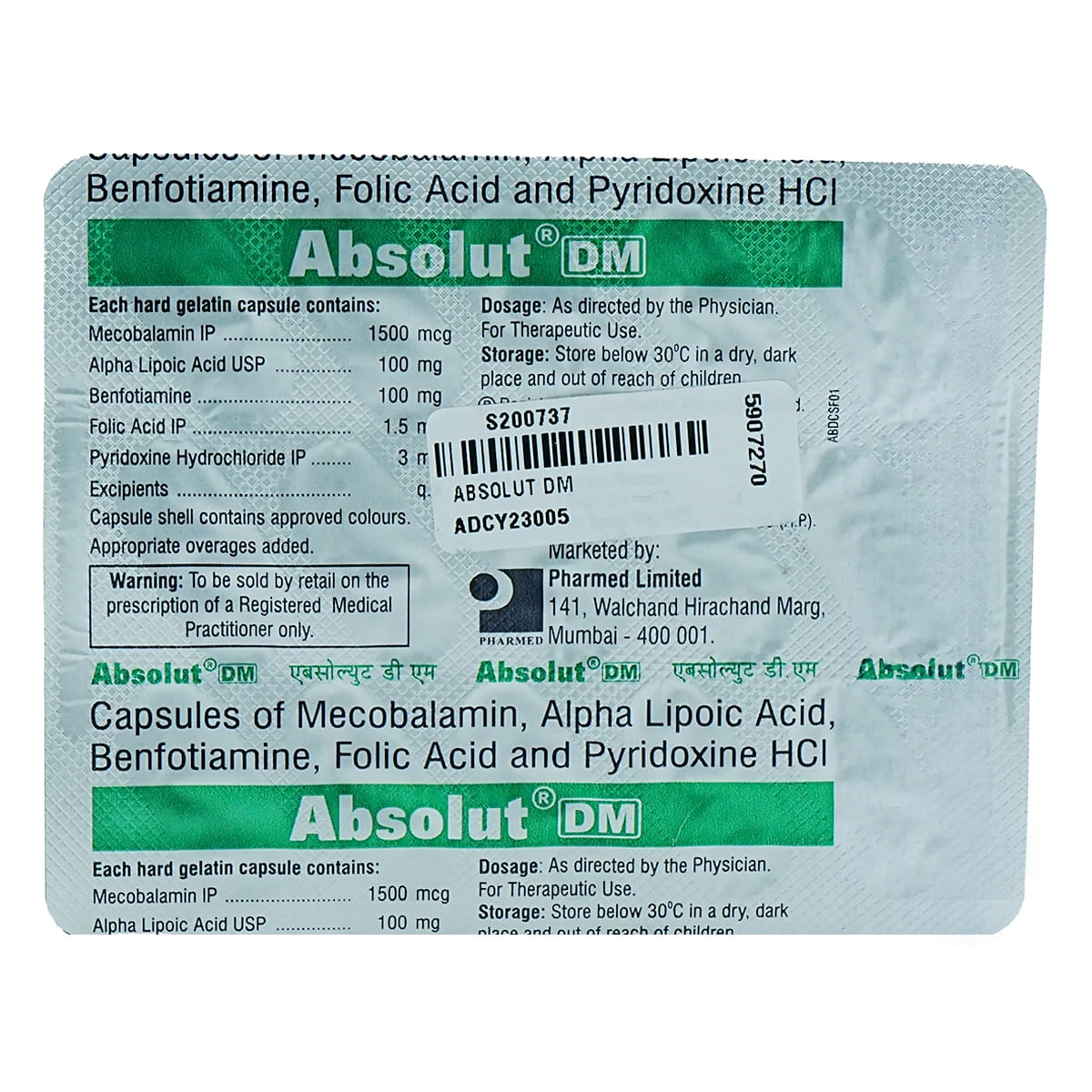 Absolut DM Cap 10s - pharmville