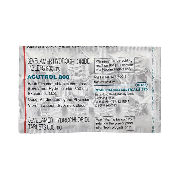 Acutrol C Tab 800mg 10s - pharmville