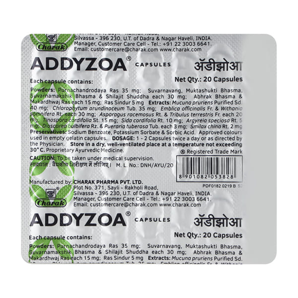 Addyzoa Cap 20s - pharmville