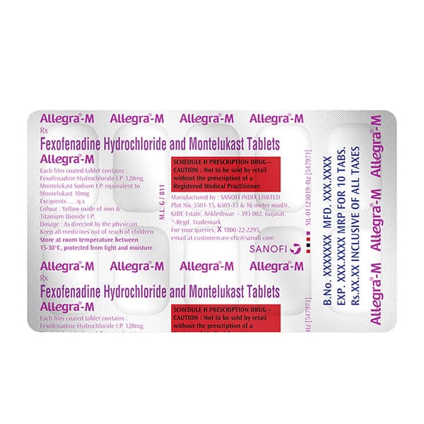 Allegra M Tab 10s - pharmville