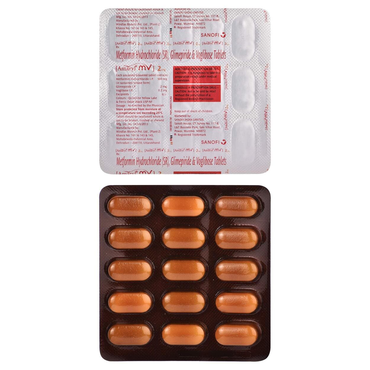 Amaryl MV Tab 15s - pharmville