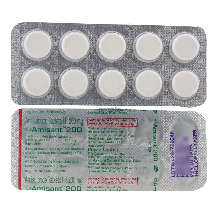 Amisant Tab 200mg 10s - pharmville