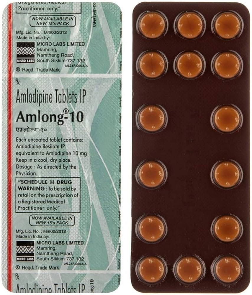 Amlong Tab 10mg 15s - pharmville
