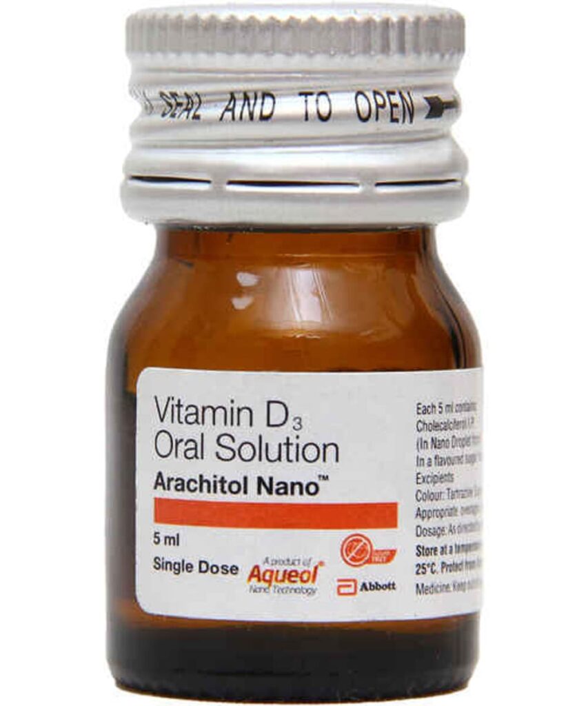 Arachitol Nano Solution Vitamin D3 5ml - pharmville