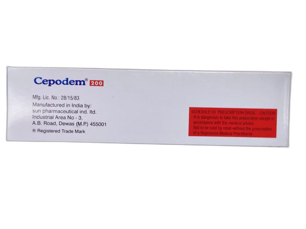 Cepodem Tab 200mg 10s - pharmville