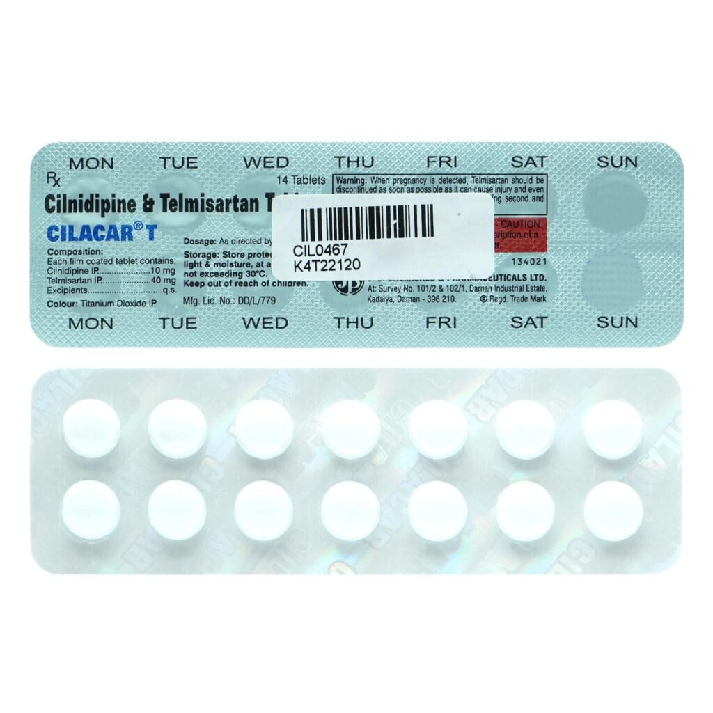 Cilacar T Tab 40mg - pharmville