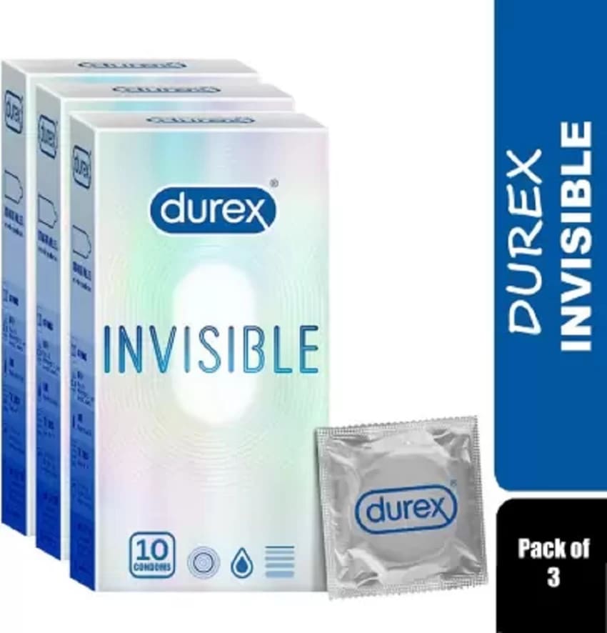 Durex Condom Invisible 3s - pharmville