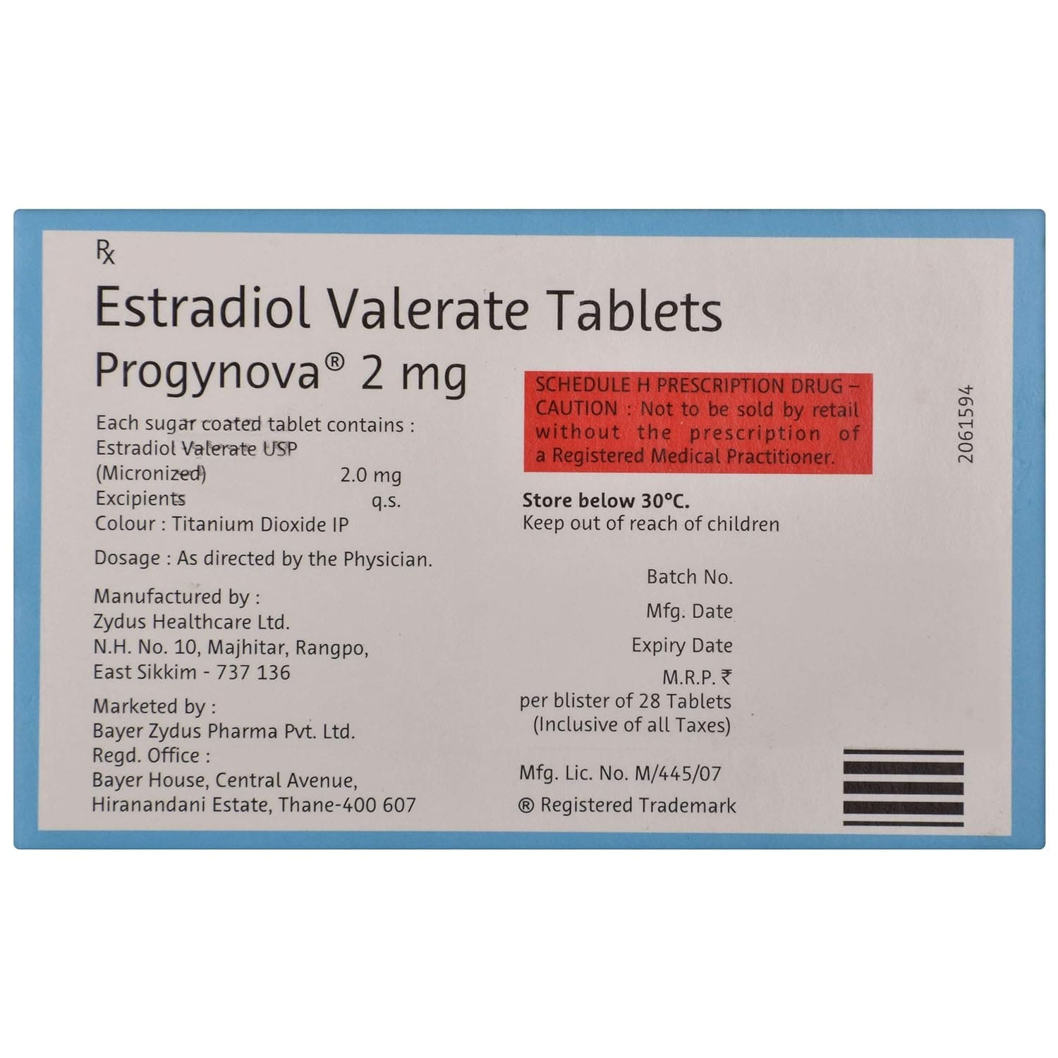 Progynova Tab 2mg 28s - pharmville
