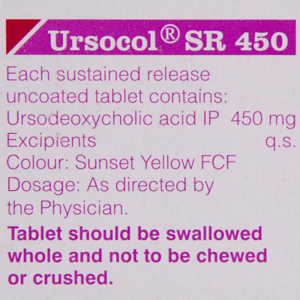 Ursocol SR Tab 450mg 15s - pharmville