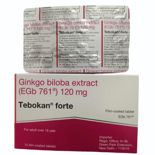 TEBOKAN FORTE TAB 120MG 15S - pharmville